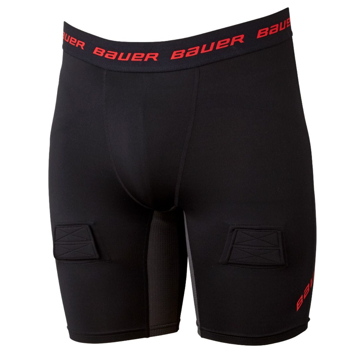 Bauer Essential Compression Senior Jock Shorts w/ Velcro Tabs - Next ...